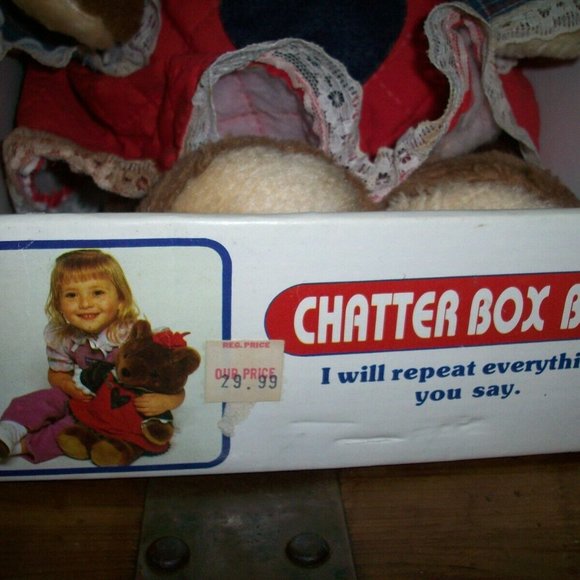 Tyglon Toys | Toys | Vintage Teddy Bear 8s Stuffed Animal Records Voice ...